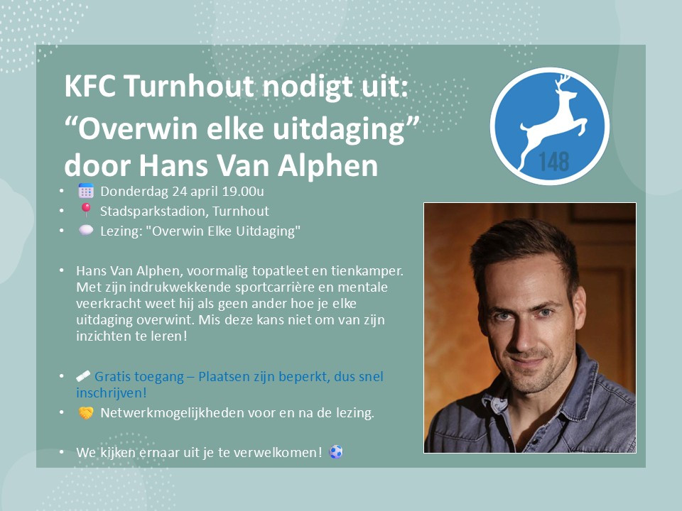 KFCT nodigt uit : "Overwin elke uitdaging" › KFC Turnhout
